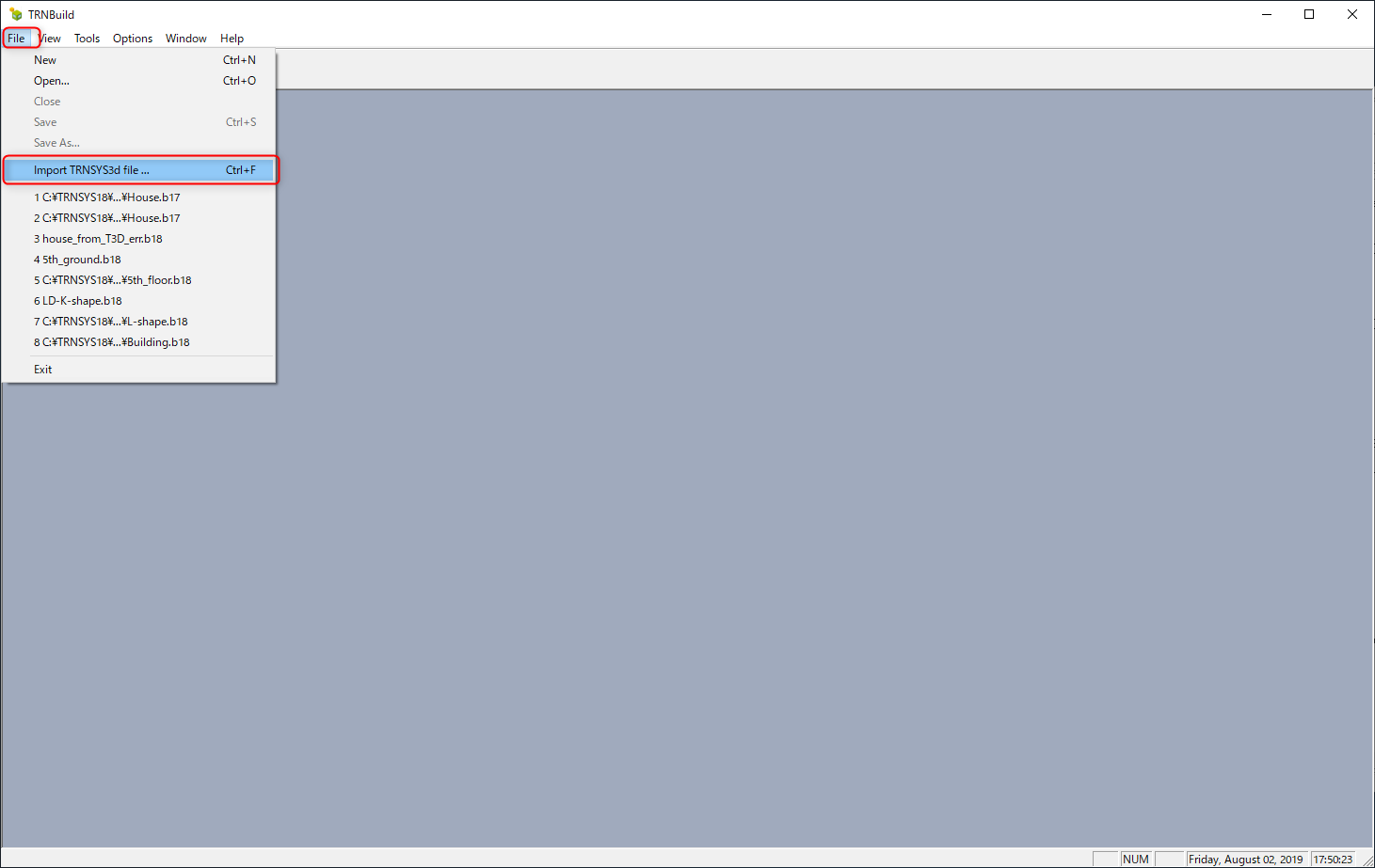 Modify a building model in TRNSYS3D | Environmental Engineering Diary