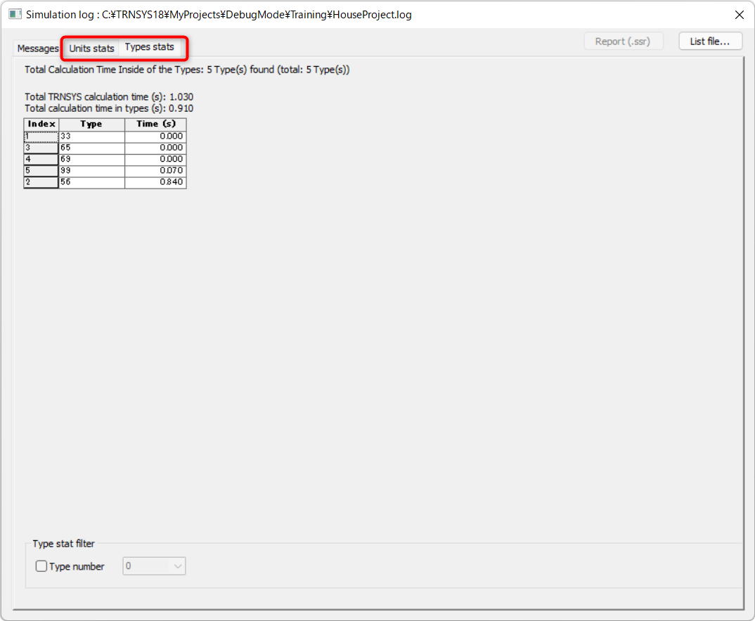 TRNSYS Debug mode | 建築環境工学系日記